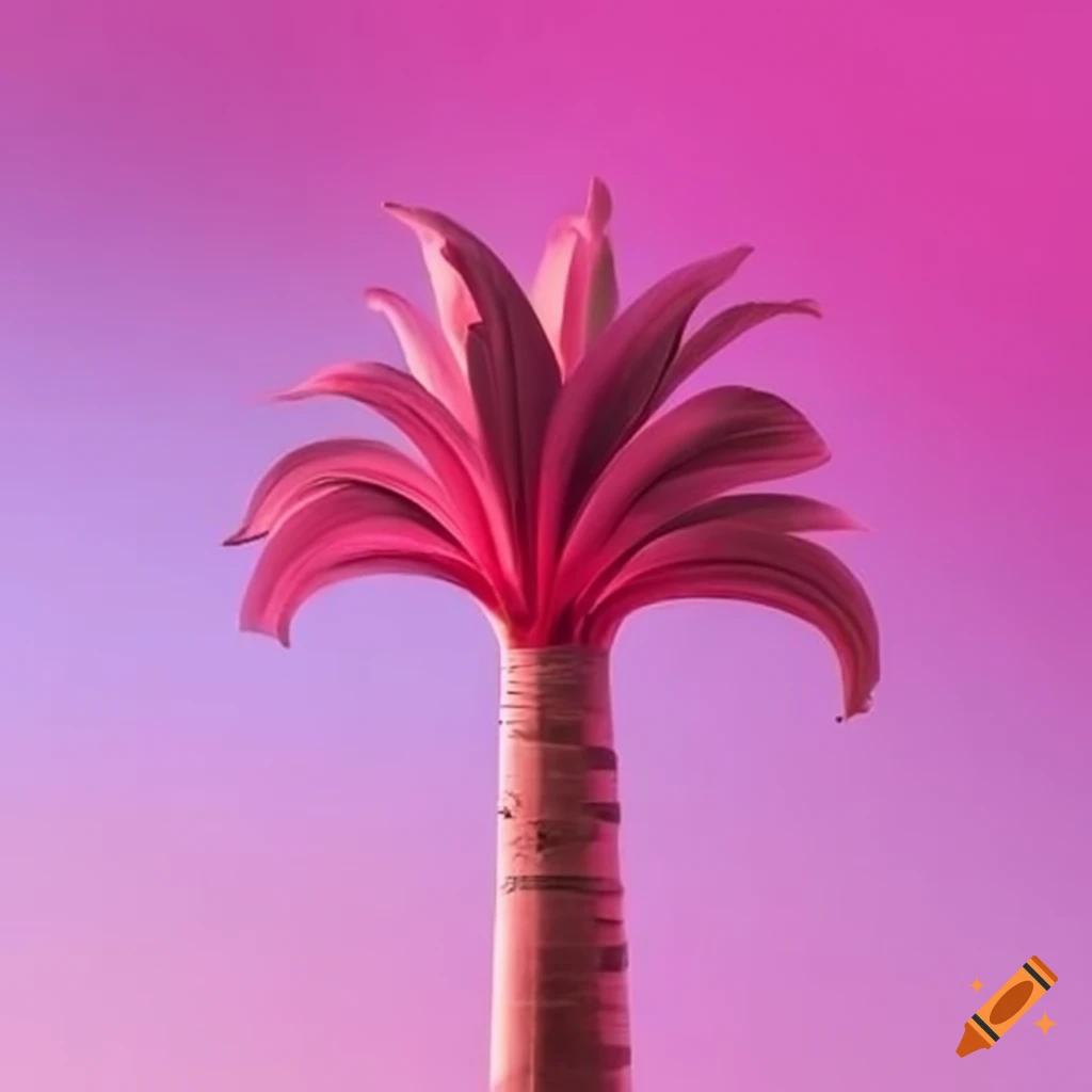 Pink palm trees