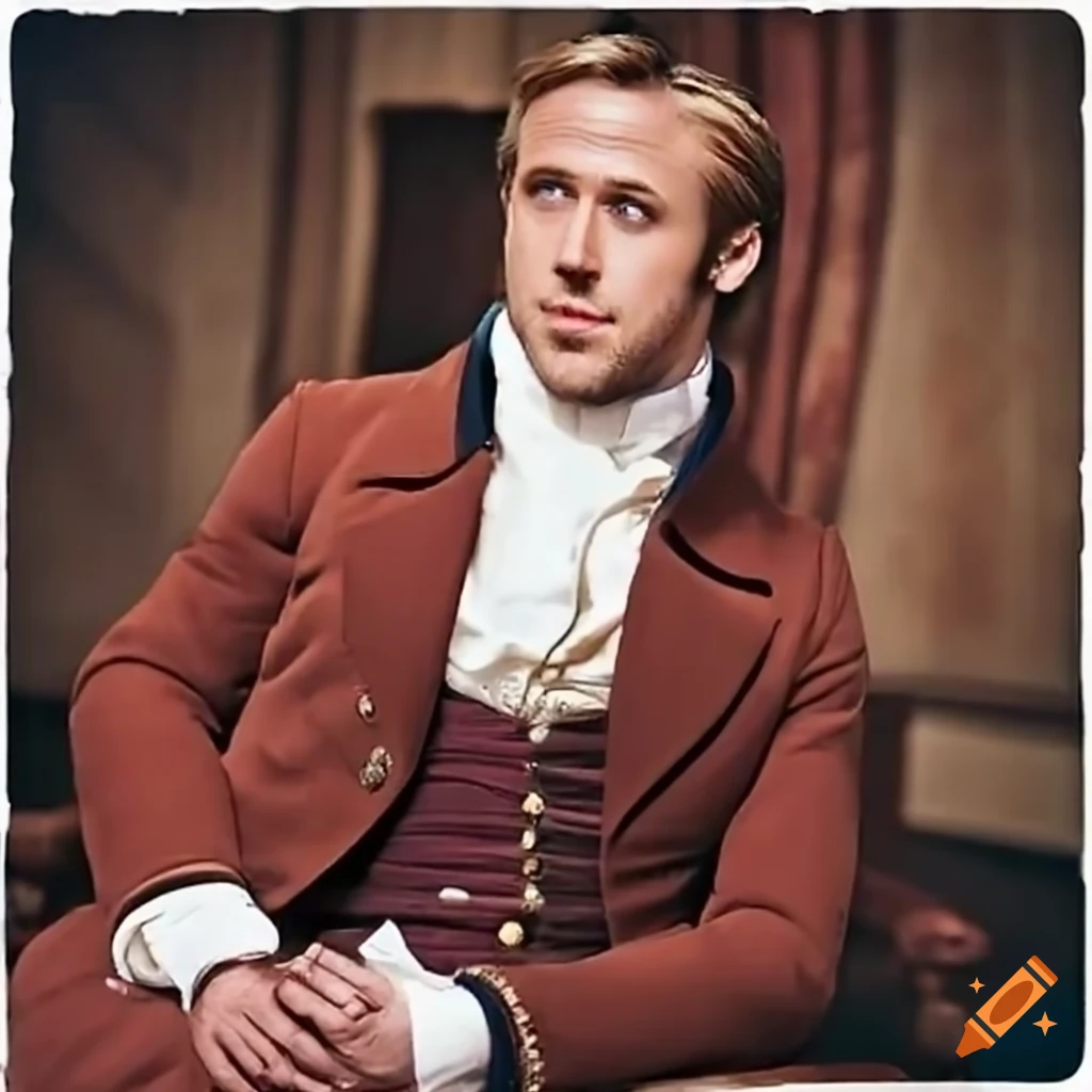 Actor in period costume from pride and prejudice adaptation on Craiyon