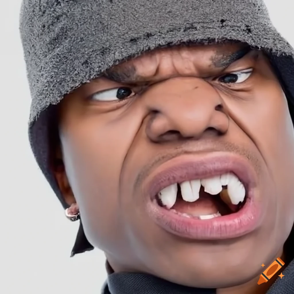 Red-haired rapper dressed as a can on Craiyon