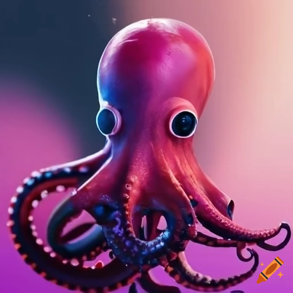 Octopus dj mixing music on Craiyon