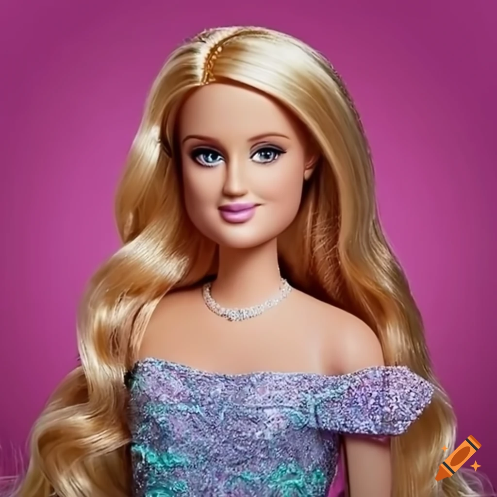 Meghan trainor portrayed as a barbie doll in high quality 8k image on ...