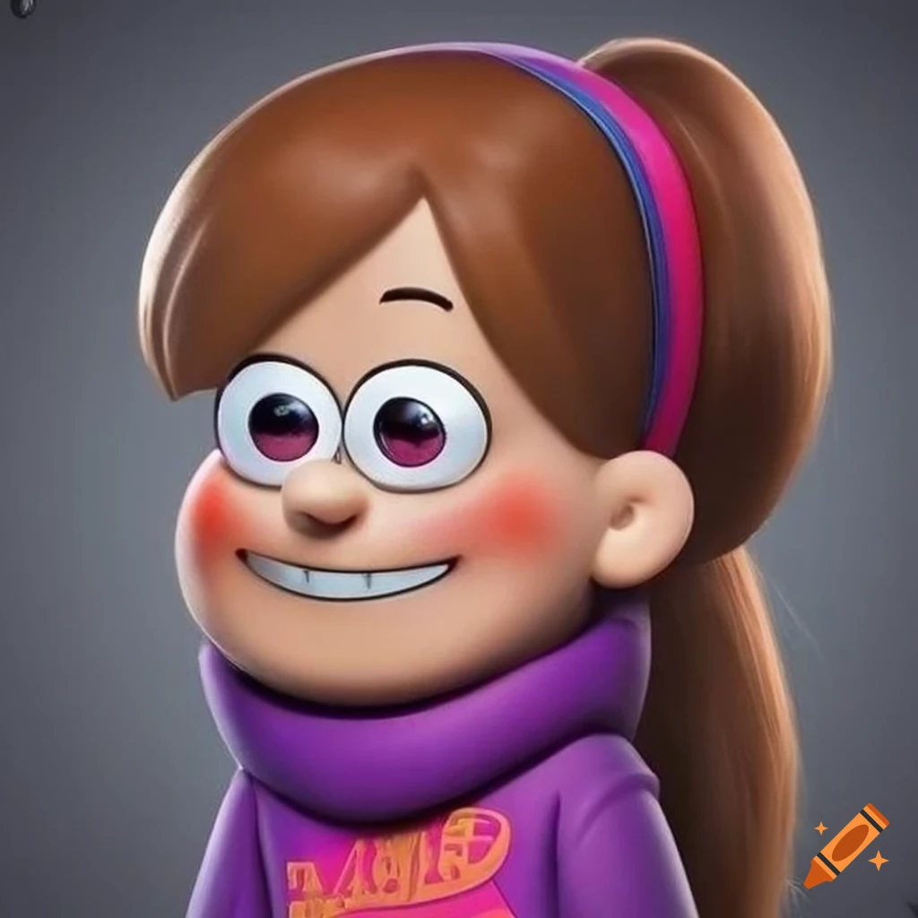 Portrait of Mabel Pines in high-resolution on Craiyon