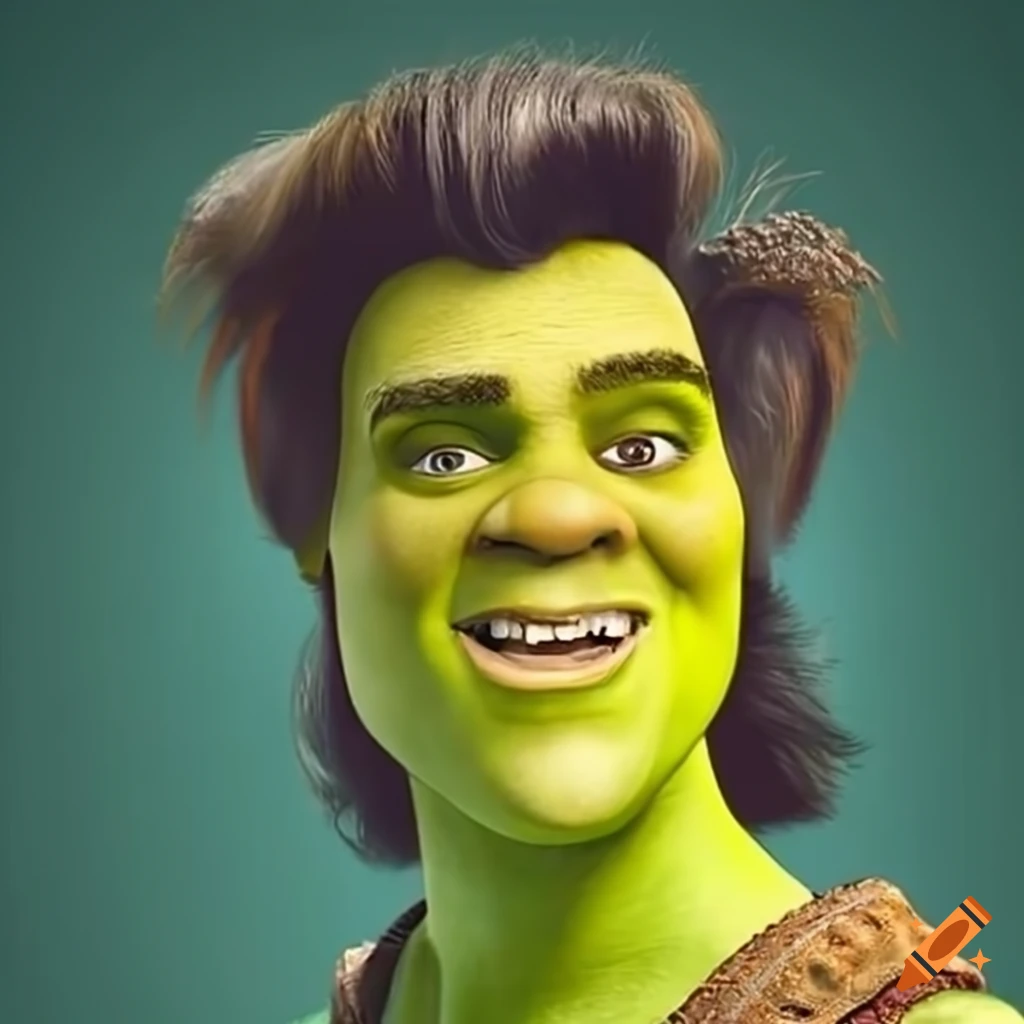 Shrek dressed as elvis presley on Craiyon