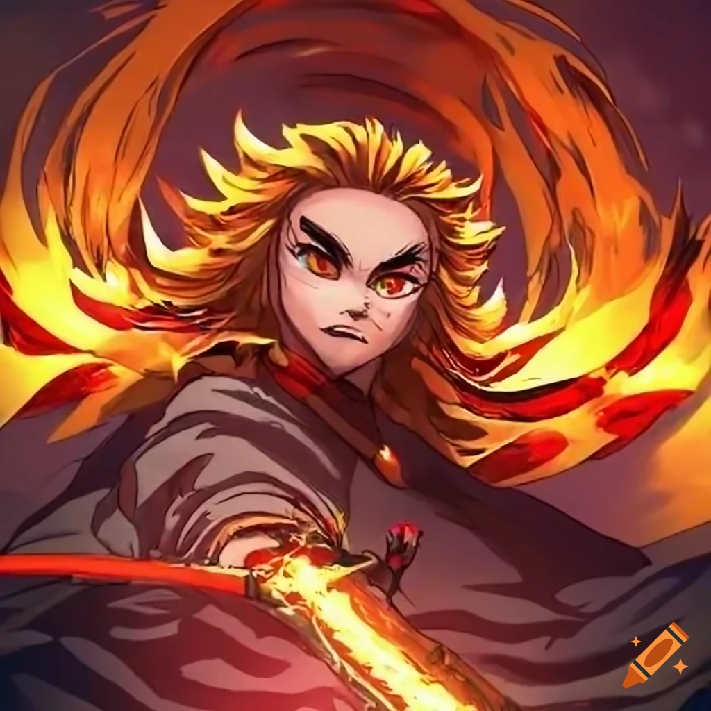 Image of rengoku on Craiyon