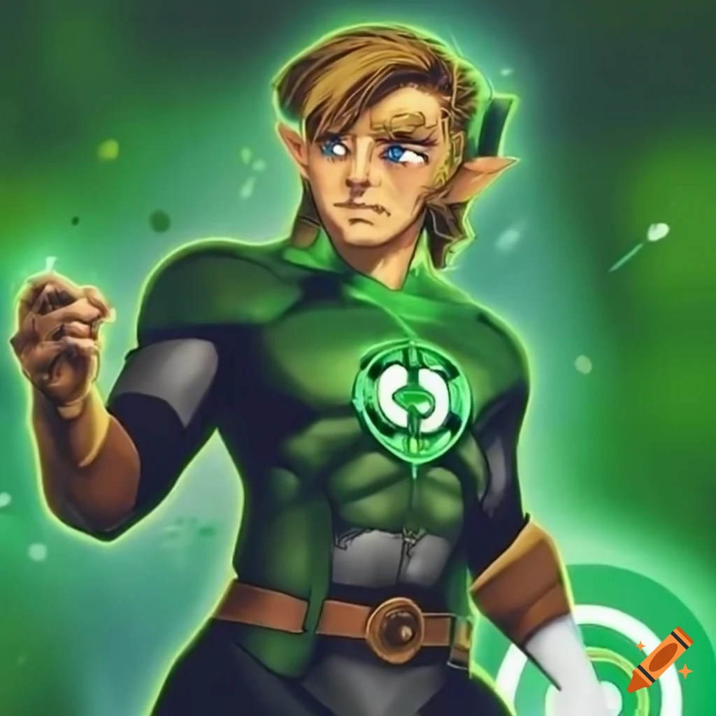 Green lantern link on Craiyon