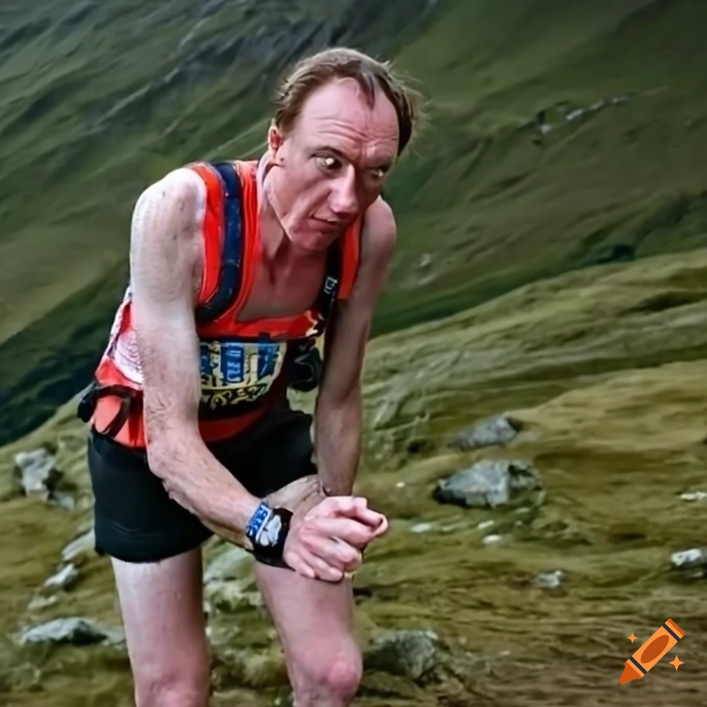 David thewlis fell running on Craiyon