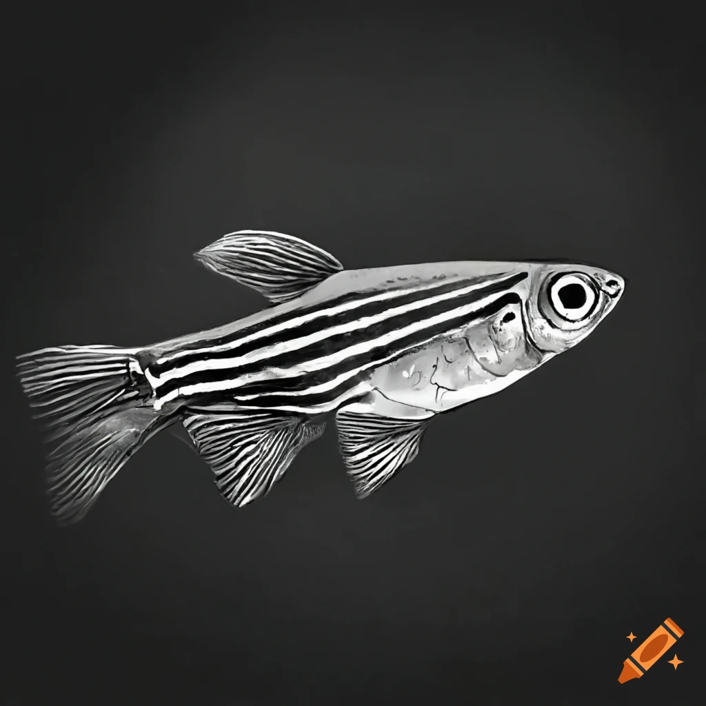 Zebrafish danio rerio in christmas theme on Craiyon