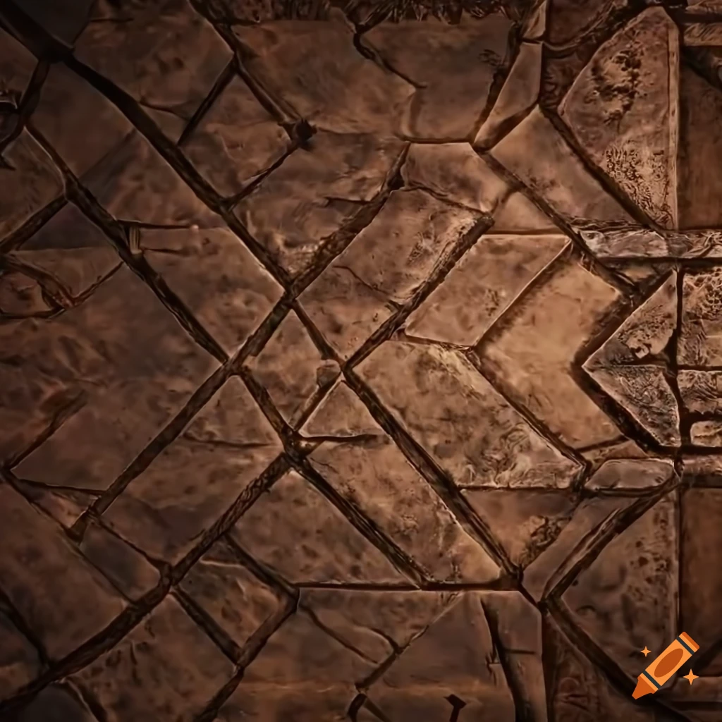 Conan exiles style dungeon sand and stone tiles floor texture on Craiyon