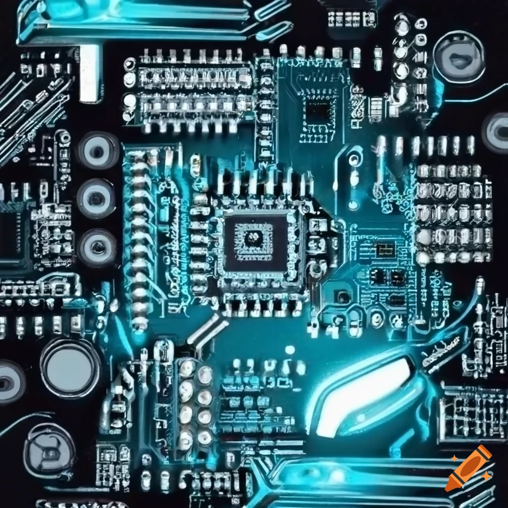 Soldering control board pcb on Craiyon