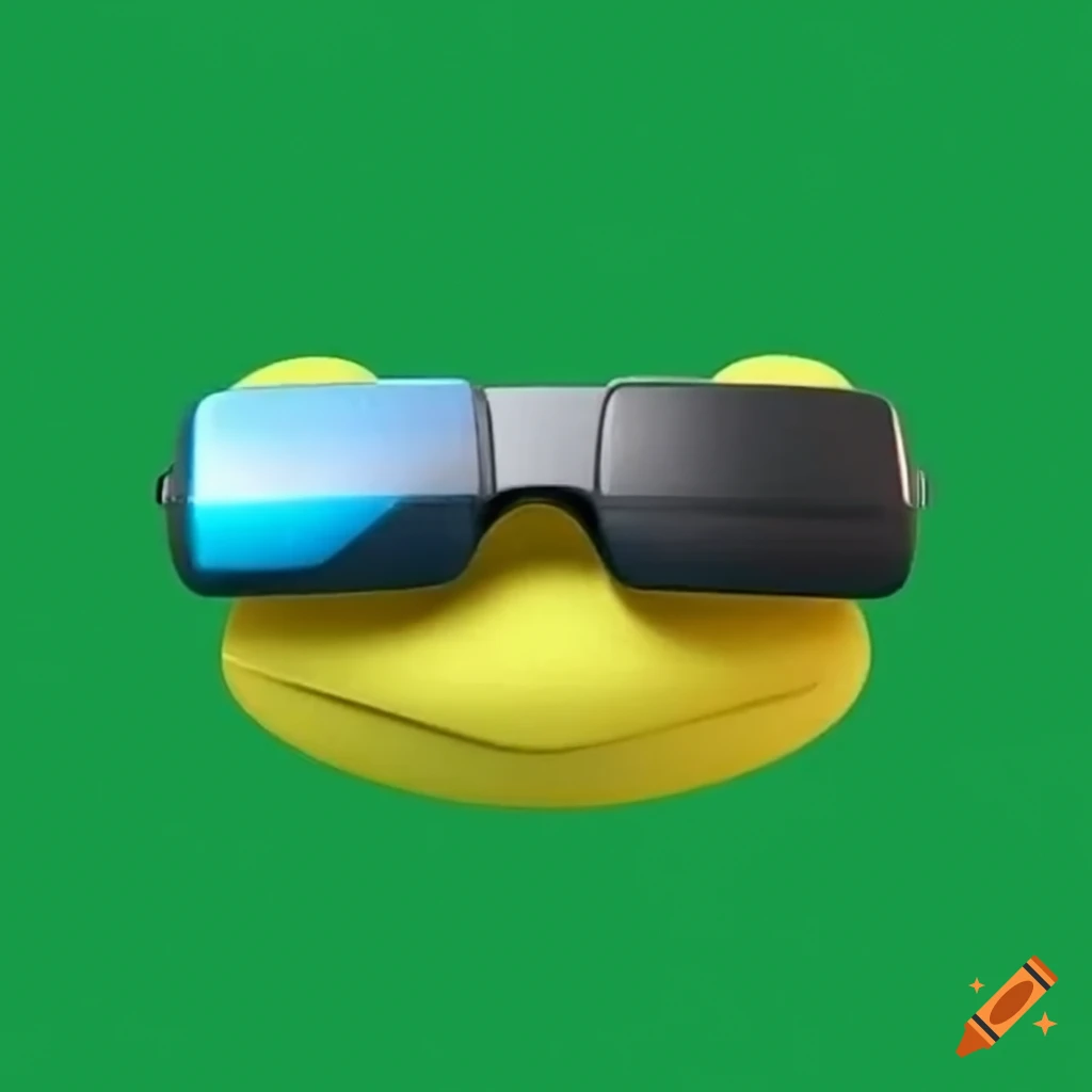 Minimalist 3d render of frog wearing virtual reality glasses on Craiyon