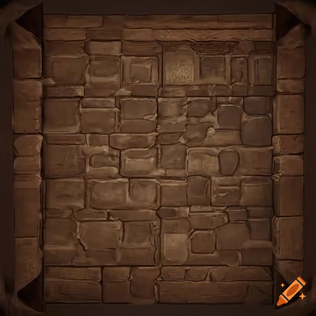 Dungeon sand and stone tiles floor texture in conan exiles style on Craiyon