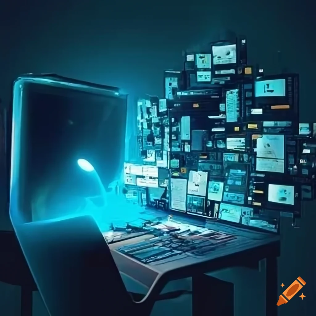 Computer training course flyer on Craiyon