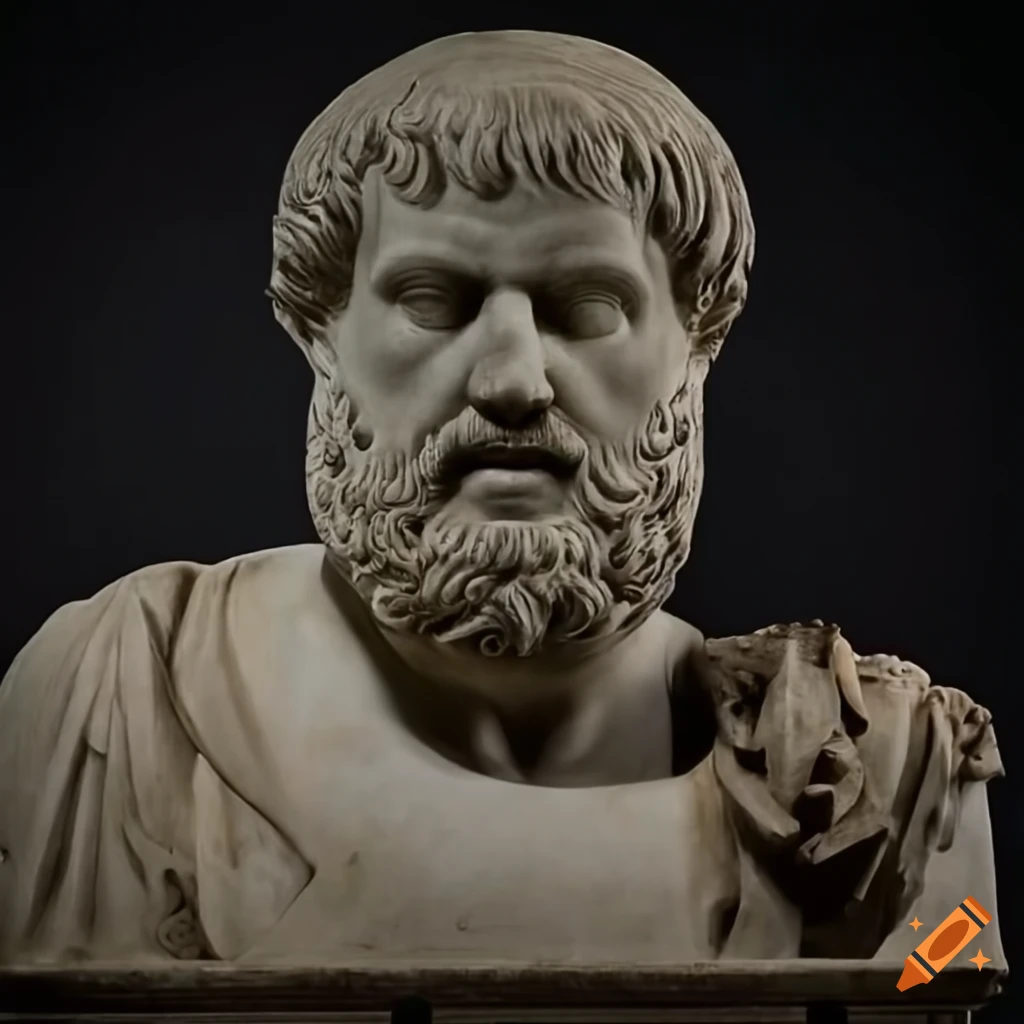 Portrait of the ancient philosopher plato on Craiyon