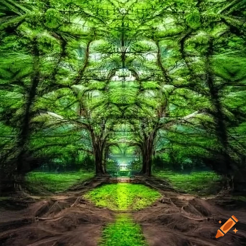 The world's last sentient intelligent tree on Craiyon