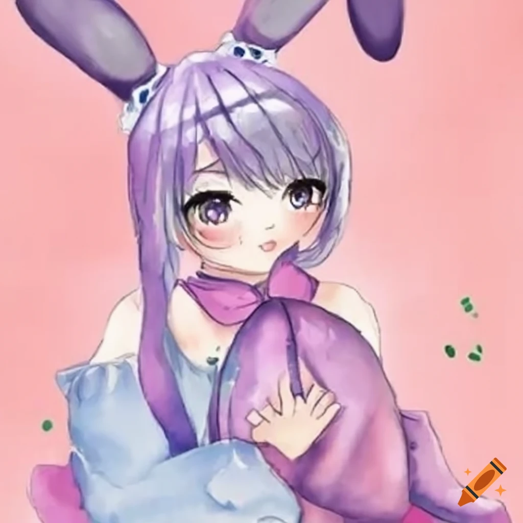 Bunny girl anime character on Craiyon