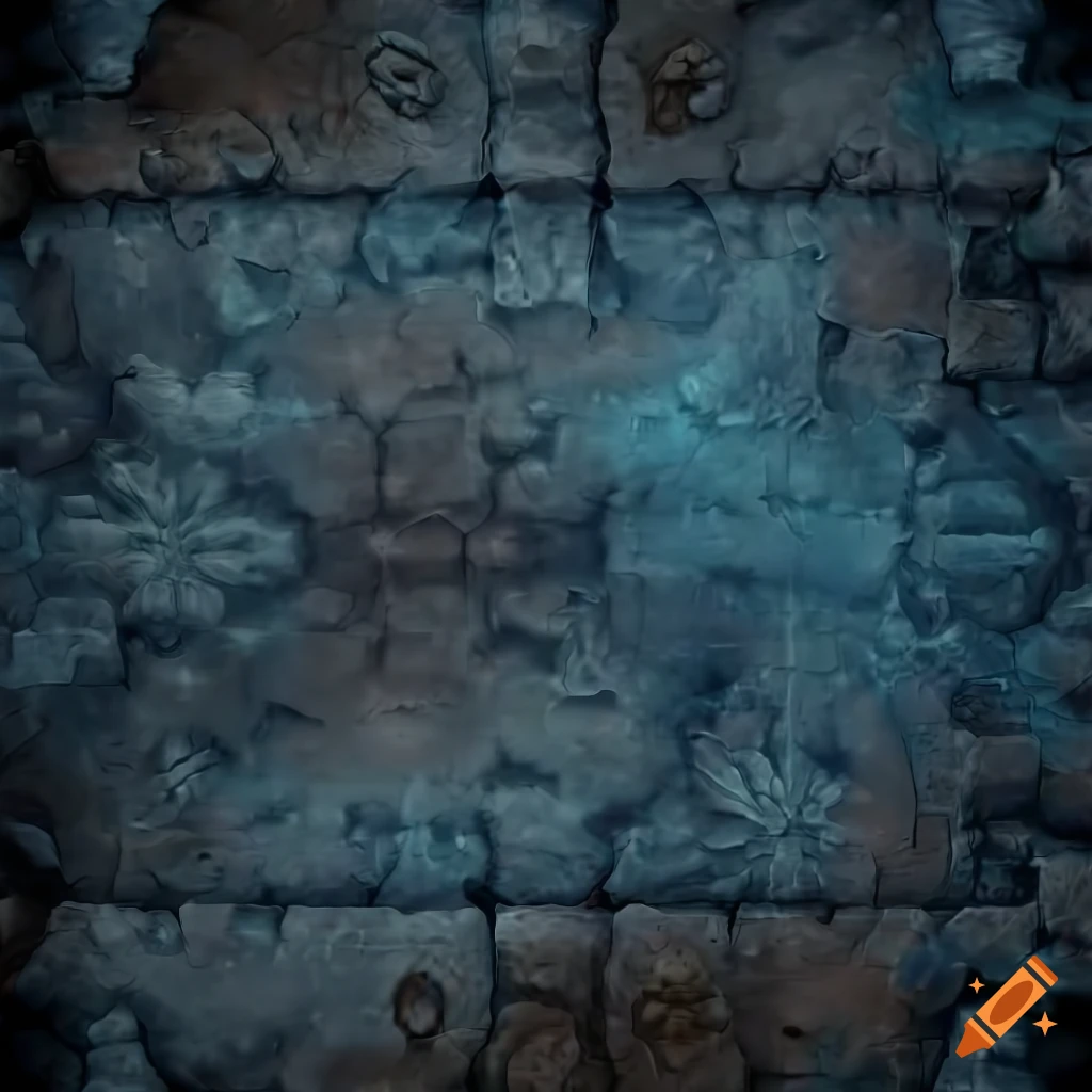 Ice and snow texture for dungeon floor on Craiyon