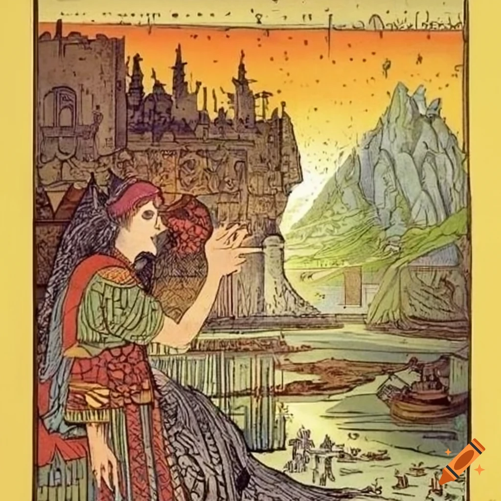 Ivan bilibin illustrations on Craiyon