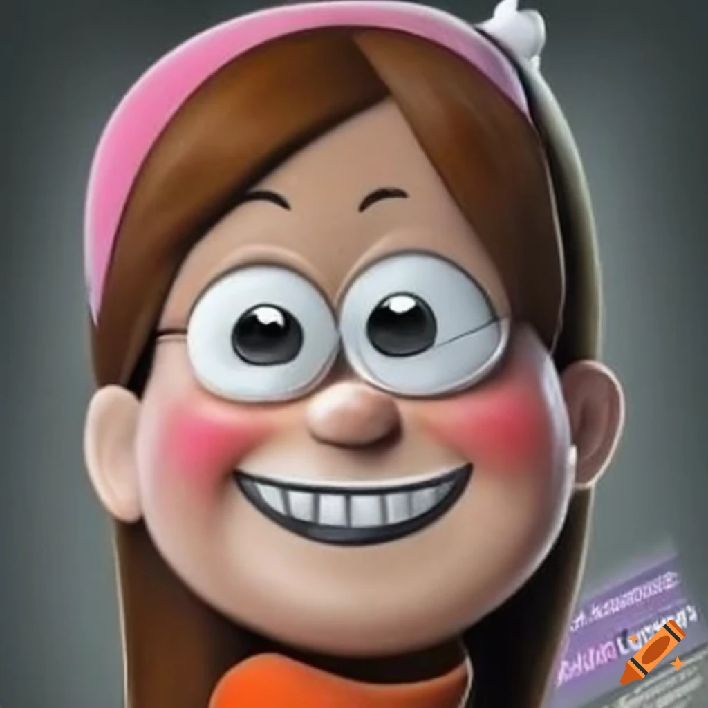 Portrait of mabel pines in super-detailed 4k high resolution on Craiyon