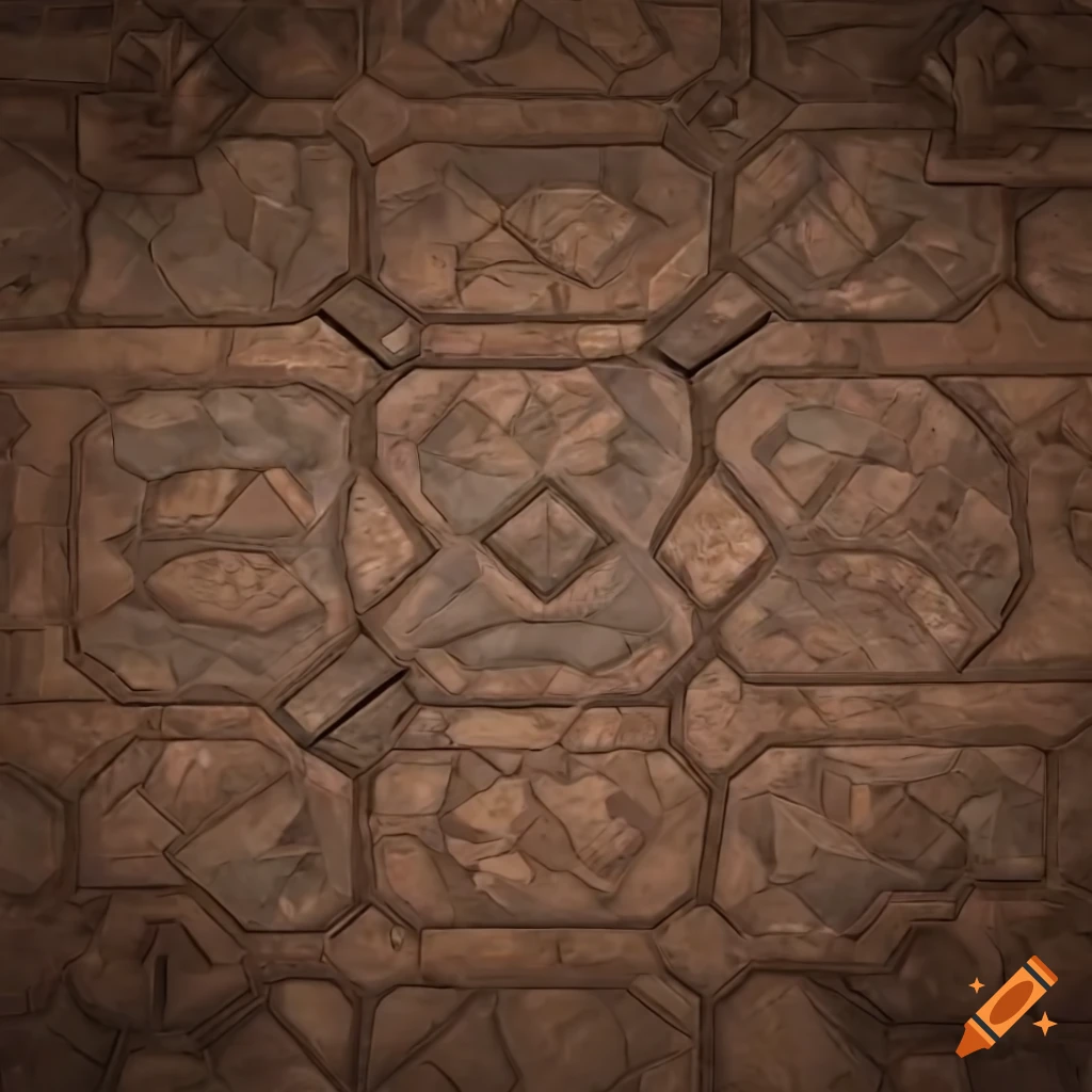 Sand and stone dungeon floor texture in Conan Exiles style on Craiyon