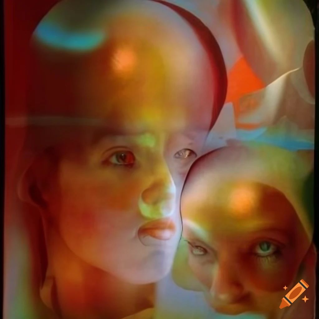 Surreal avant-garde photo of multi-limbed myth-couple with illogical ...