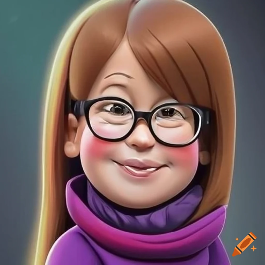 Portrait of mabel pines with enhanced 4k resolution on Craiyon