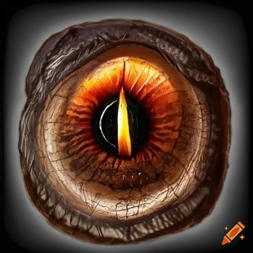 Highly detailed eye of sauron on Craiyon