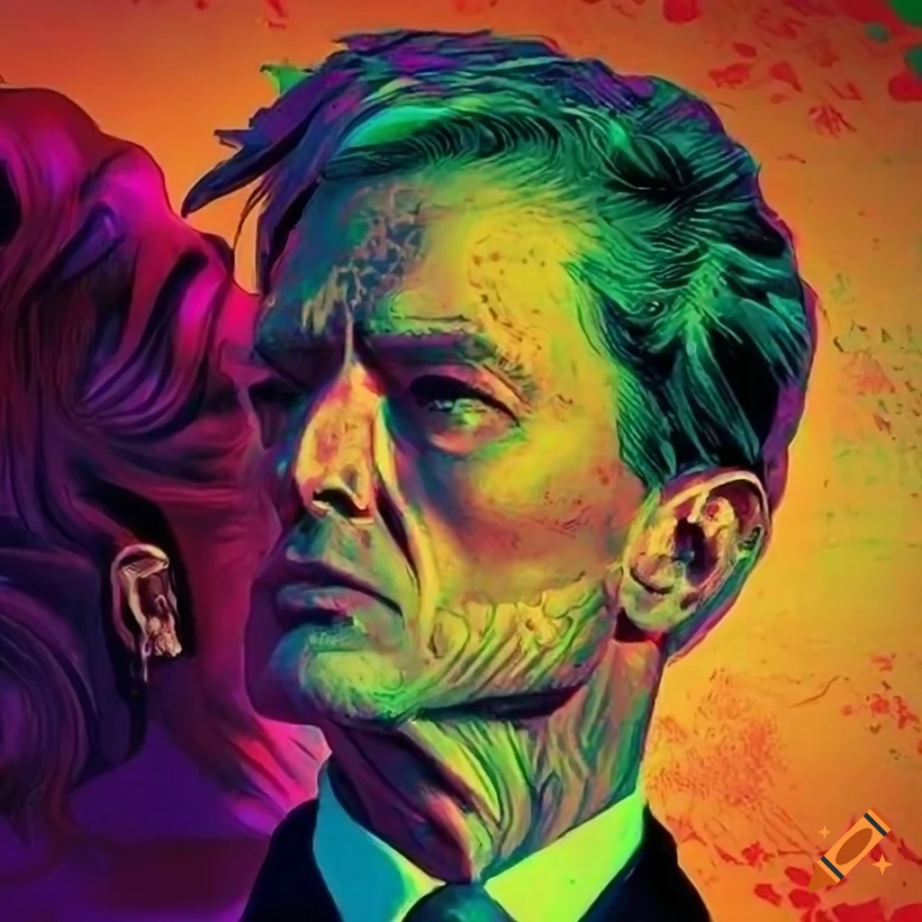 Vivid sensational tropical, iridescent LSD from Noir graphic novel by ...