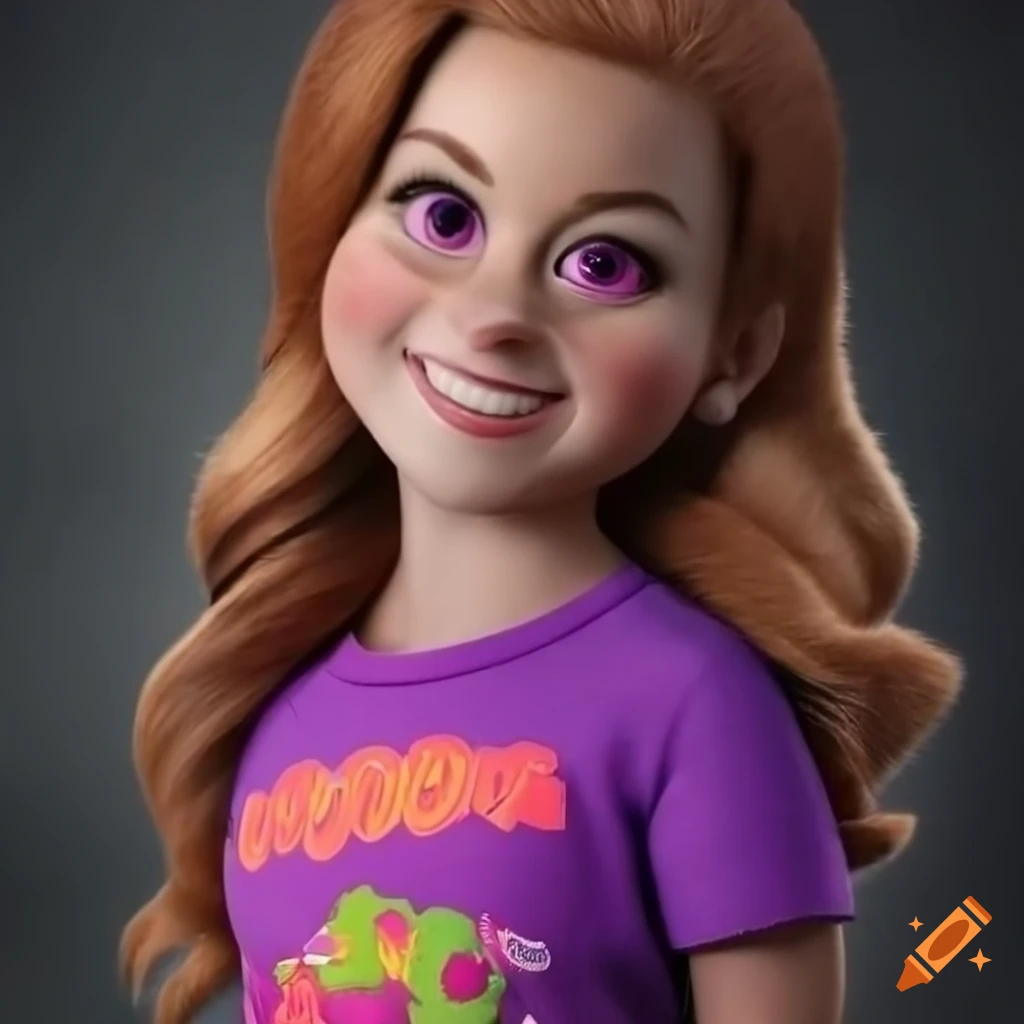 Artistic portrait morphing Mabel Pines into Judy Hopps on Craiyon