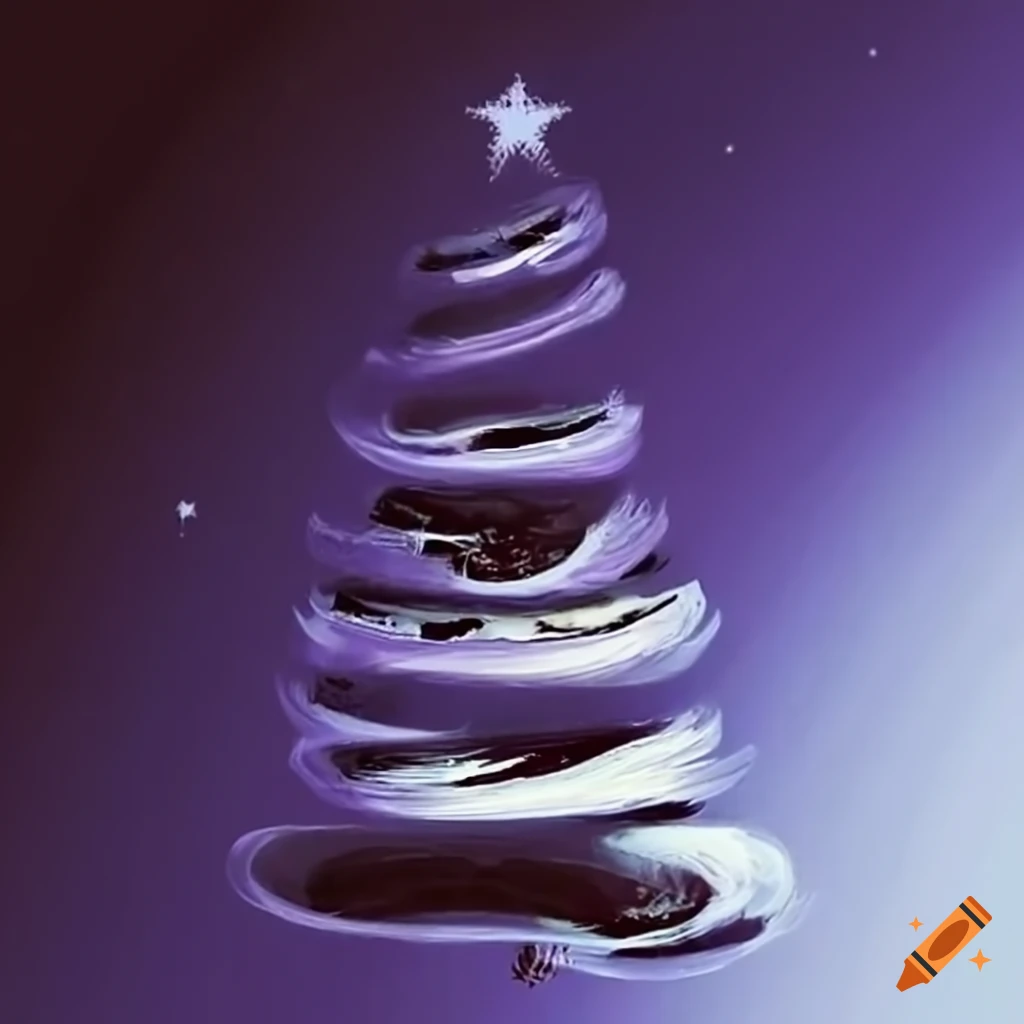 Christmas tree with unique decorations on Craiyon