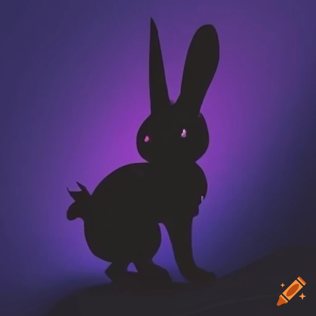 Shadow bunny on Craiyon