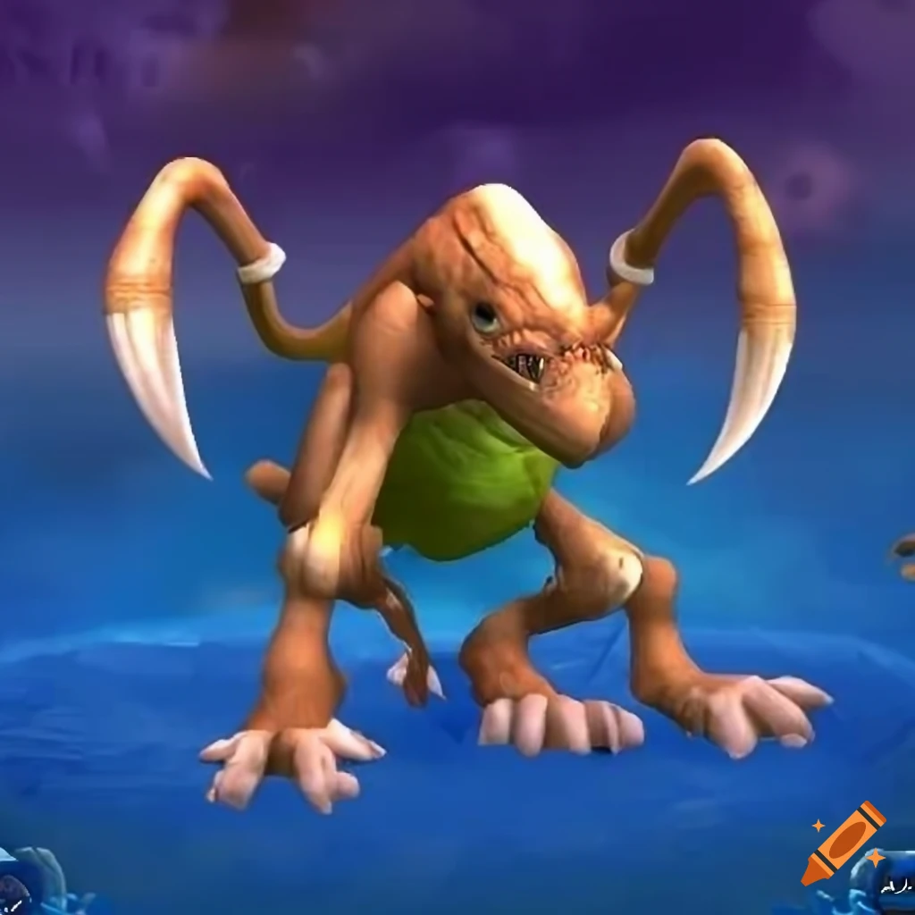 Creatures in the 2008 maxis game spore on Craiyon