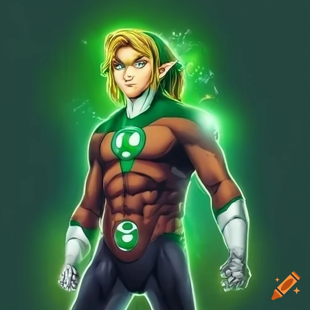 Green lantern link on Craiyon