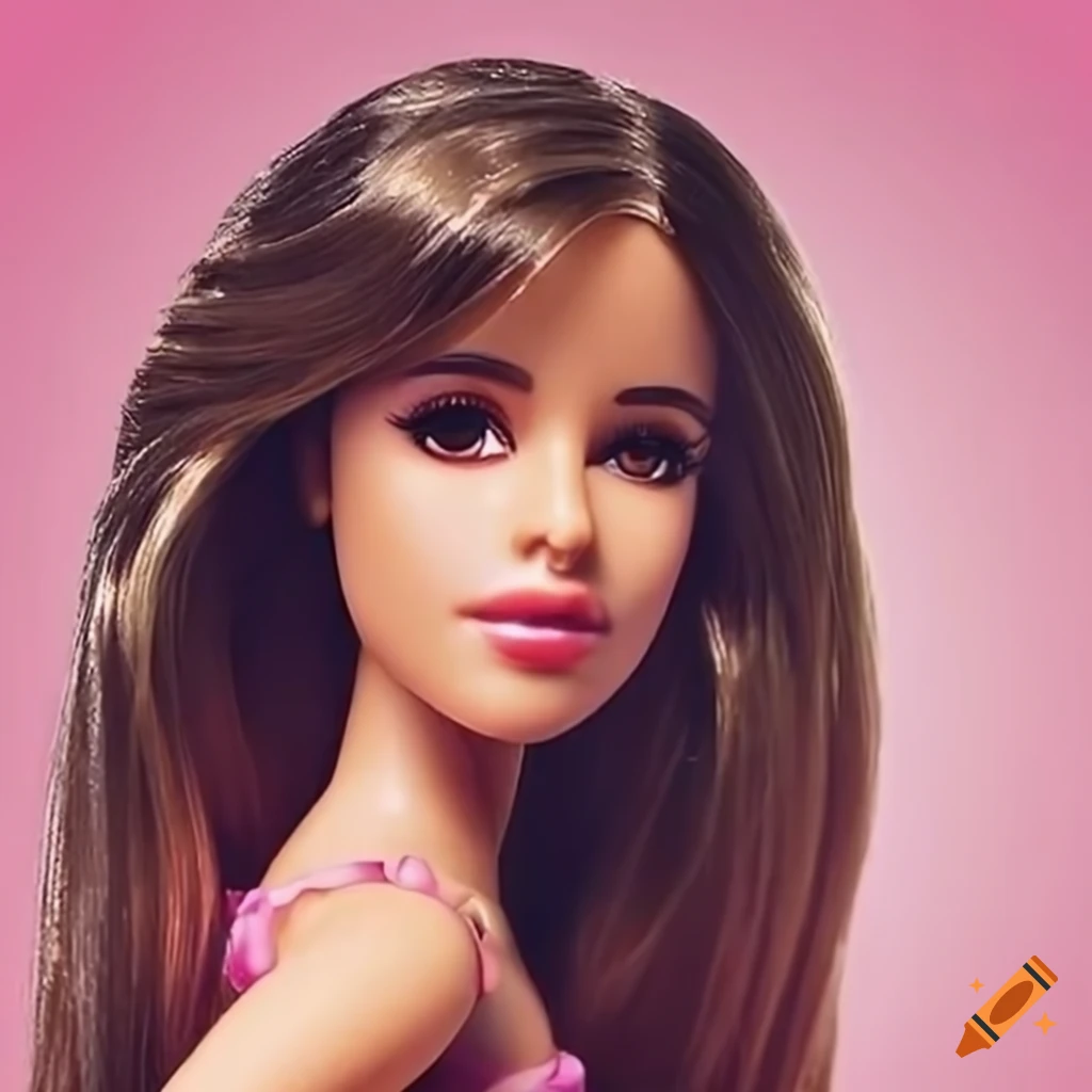 Beautiful camila cabello as barbie doll in high quality 8k image on Craiyon