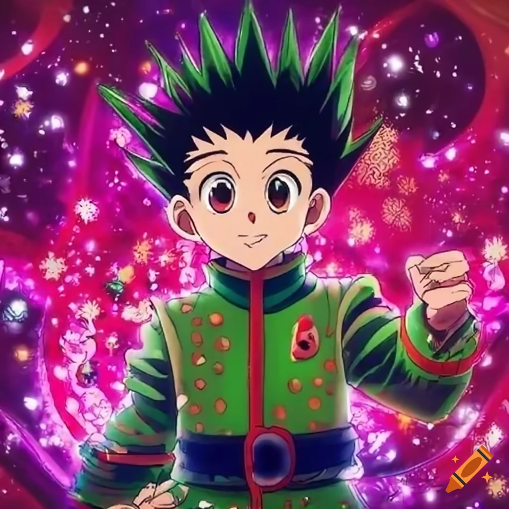 Hunter x hunter christmas-themed episodes in sparkling graphics on Craiyon