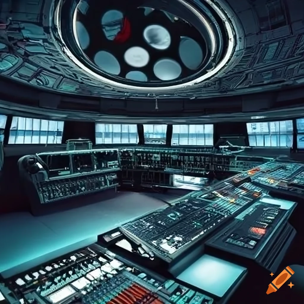 Nasa control room managed by wizards on Craiyon