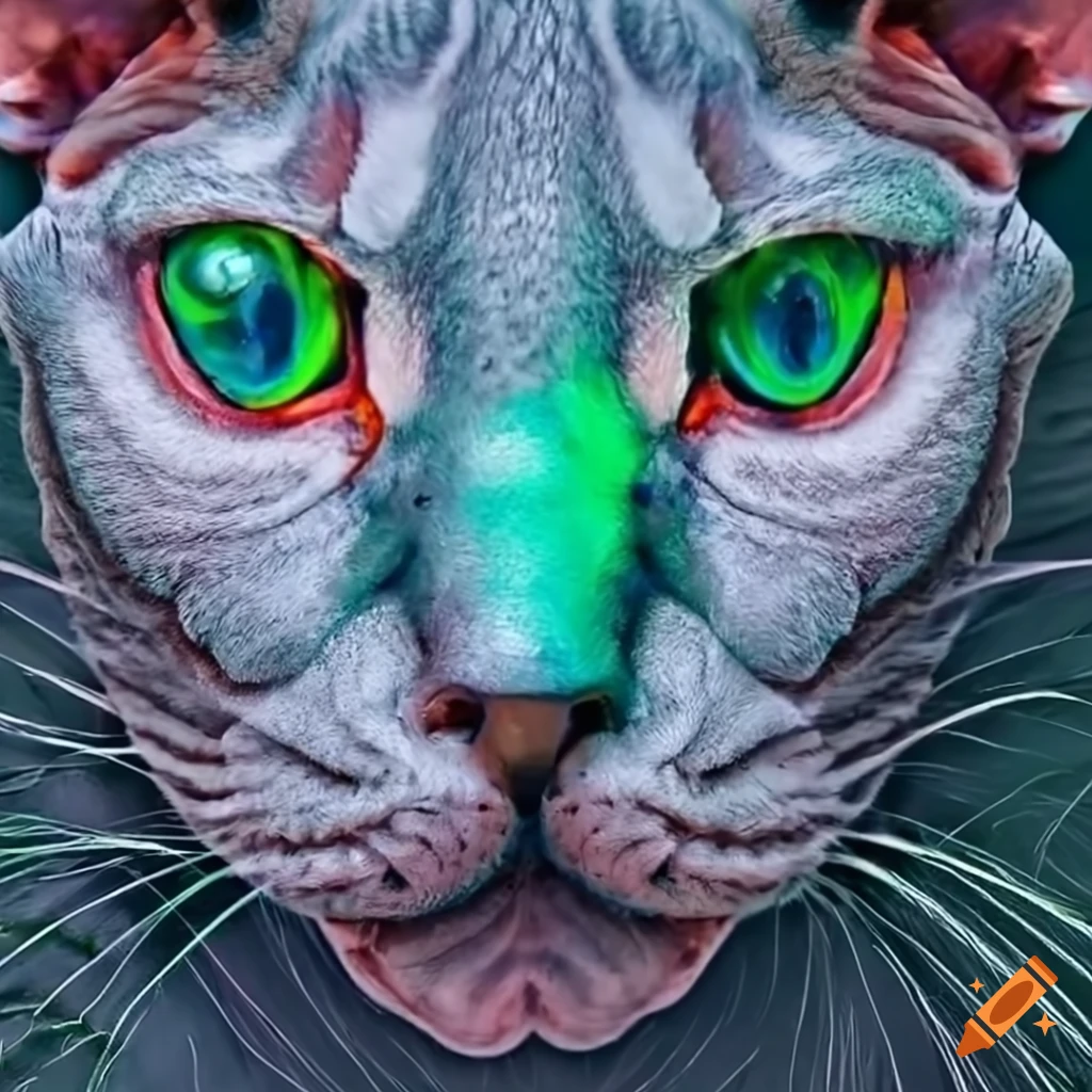 In this intricately detailed close-up portrait, 🎨🖼️ our goal is to ...