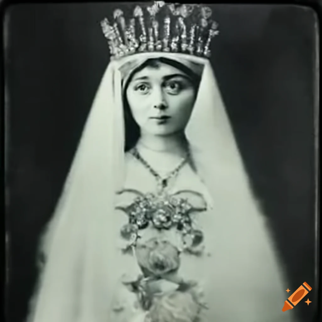 📸 the photograph depicts 👑 empress saint olga of kiev, a commanding and ...