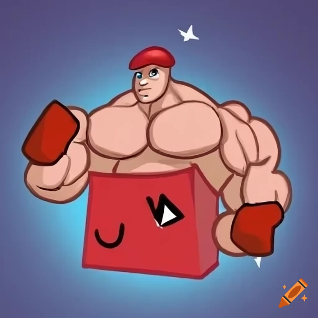 Strong sad character from homestar runner on Craiyon