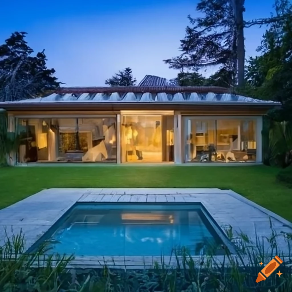 150 m2 single storey villa with winter garden and covered pool on Craiyon