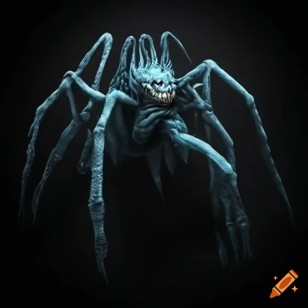 Spider monster on Craiyon