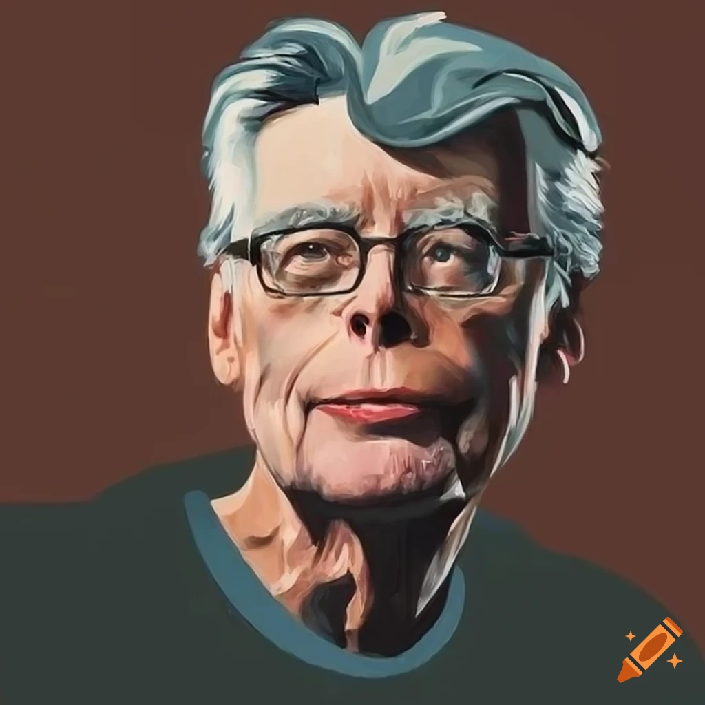 Portrait of stephen king on Craiyon