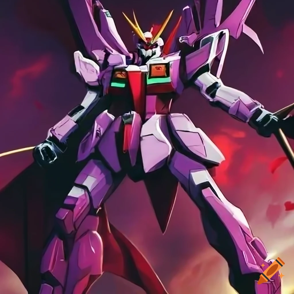 Vampire gundam on Craiyon