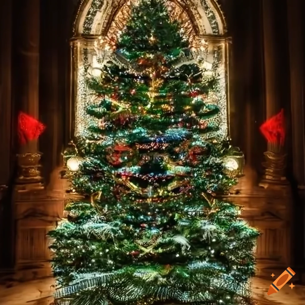 Christmas tree on Craiyon