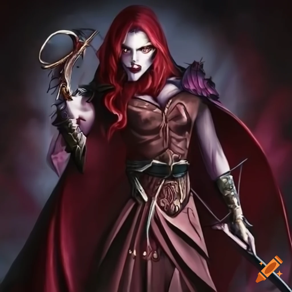 Archer vampire on Craiyon