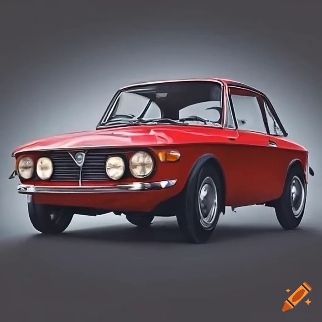 Lancia fulvia car on Craiyon