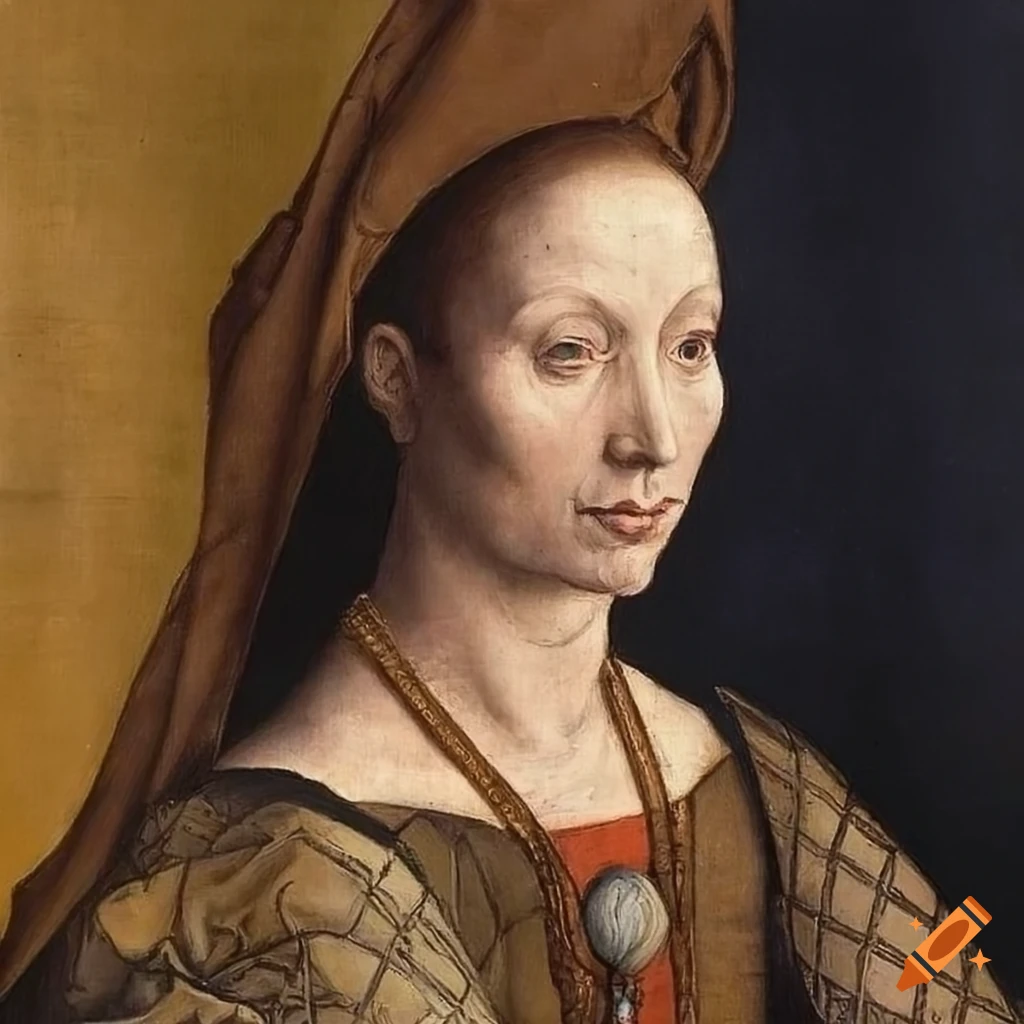 Renaissance oil painting of a spanish middle aged woman on Craiyon