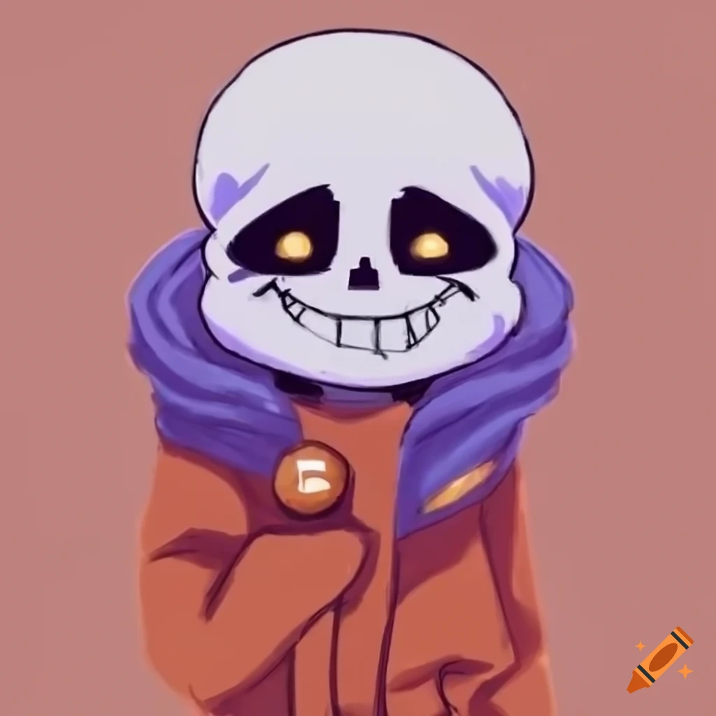 Niko from Oneshot meets Sans from Undertale on Craiyon