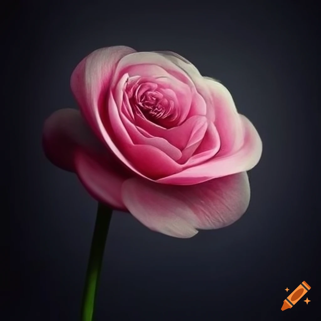 Realistic and cool photo of flowers on Craiyon