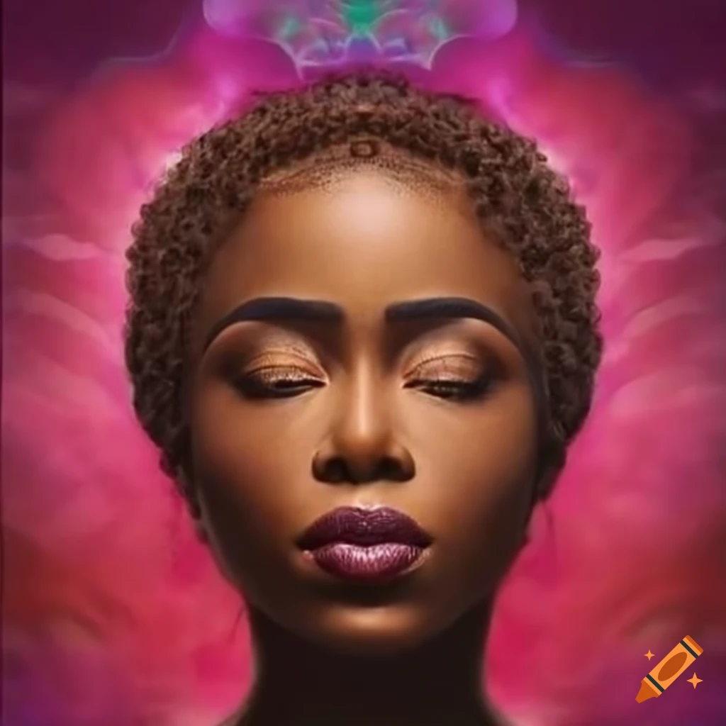 Proud powerful black women in spiritual backgrounds on Craiyon