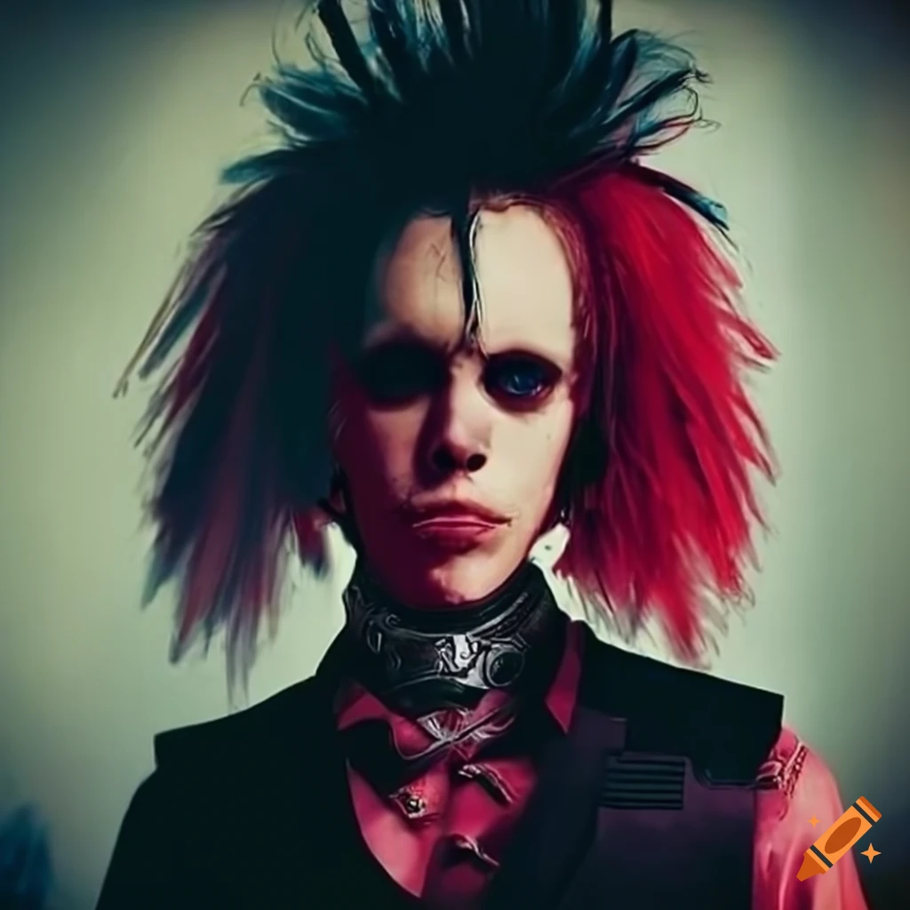 Punk singer on Craiyon